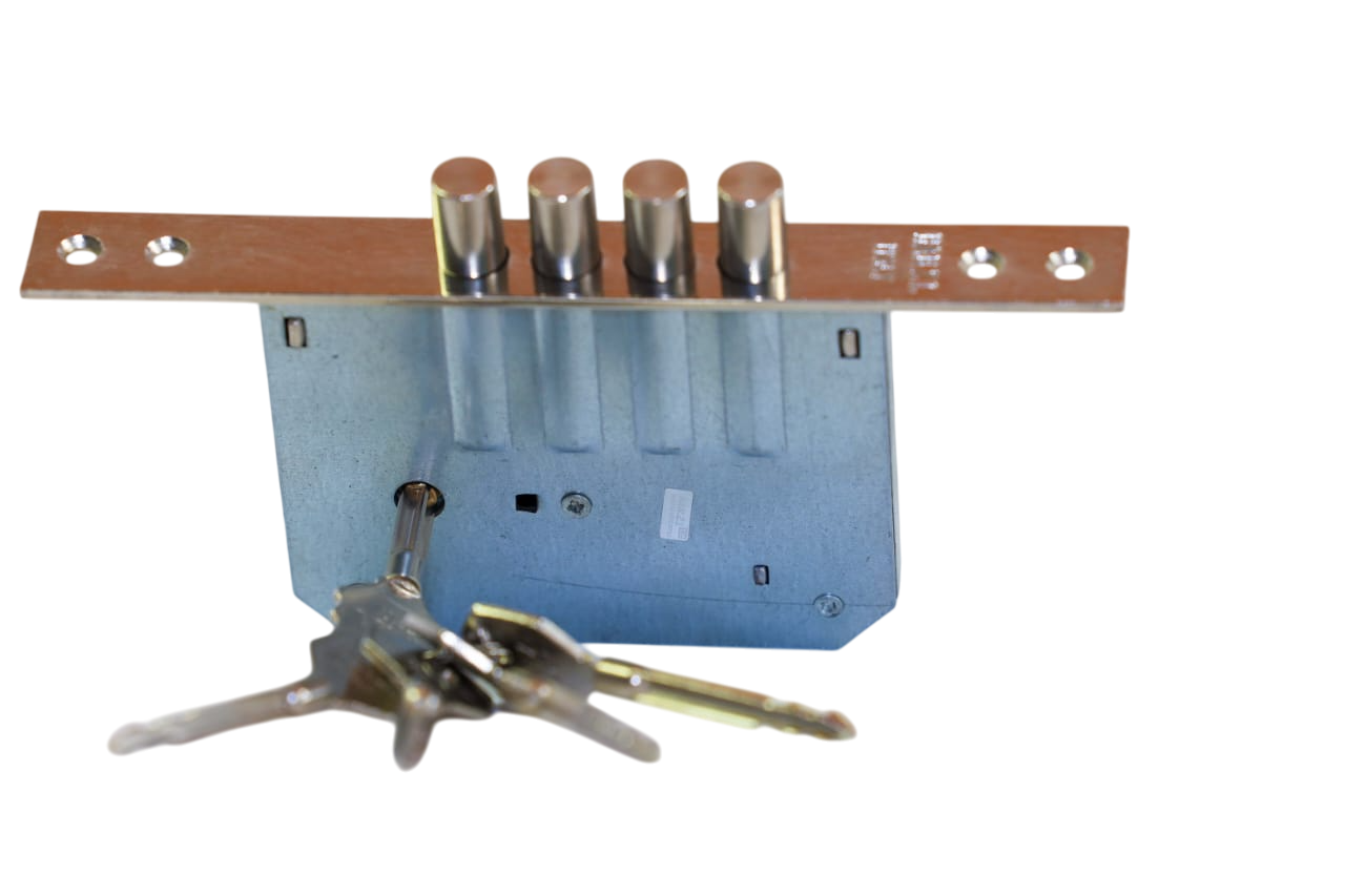 DEADLOCK 189-4MF Steel and Mahogany locks - Hanzl Locks